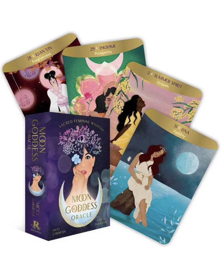 Moon Goddess Oracle by Nicci Garaicoa – 36-Card Deck for Lunar ...