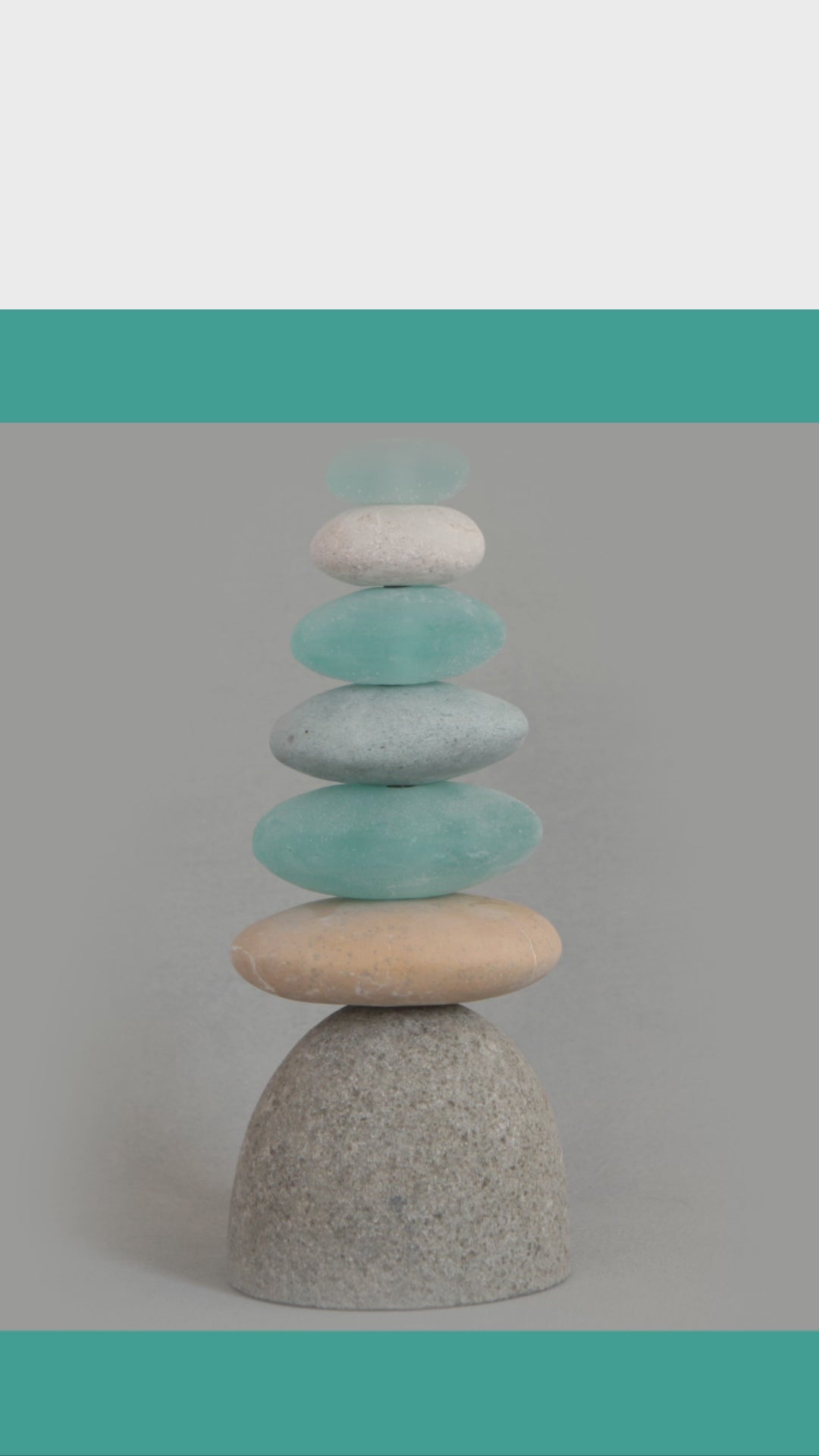 Zen Cairn Rock And Glass Statue, 12 Inches – Buddha Groove