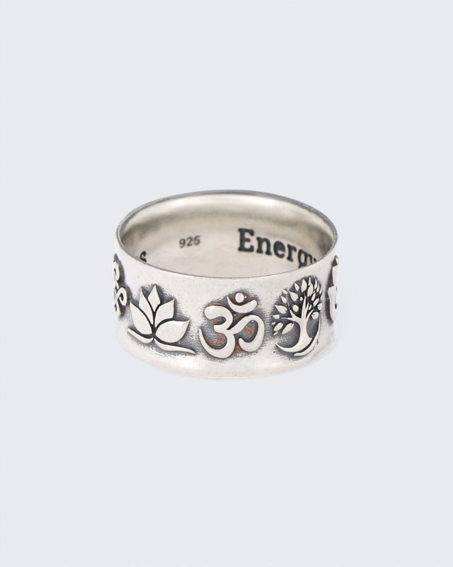 Meaningful Symbols Jewelry: Sterling Silver Ring – Buddha Groove