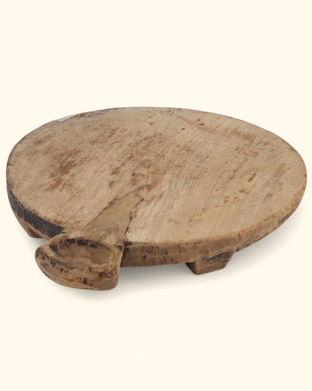 Vintage Indian Wooden Riser – Found Collection – Buddha Groove