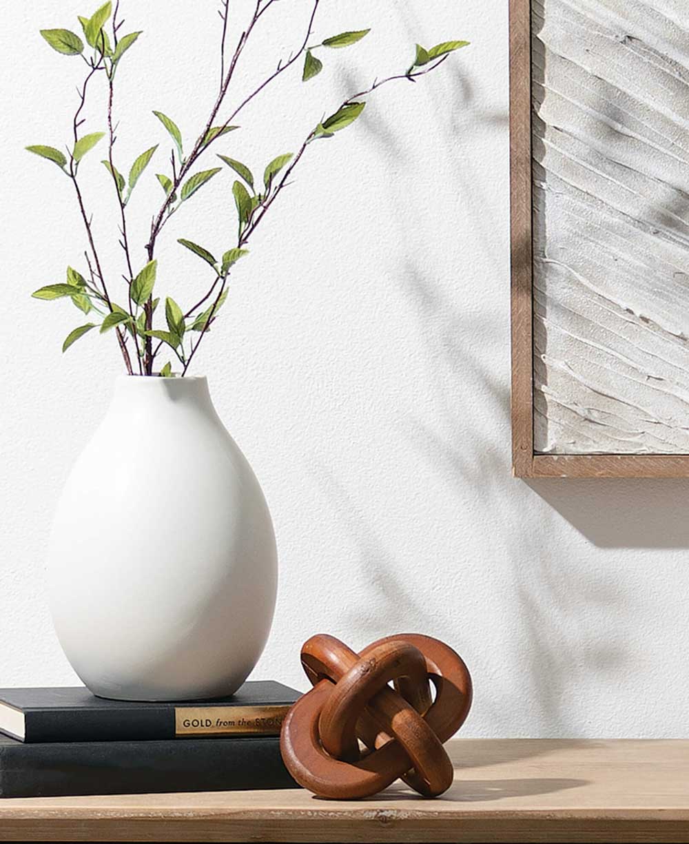 Wooden Infinity Knot Decorative Set – Modern Sculptural Art for Home ...