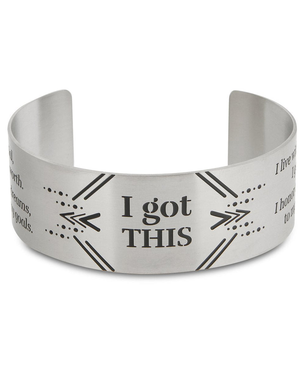 I Got This Affirmation Stainless Steel Adjustable Cuff Bracelet ...