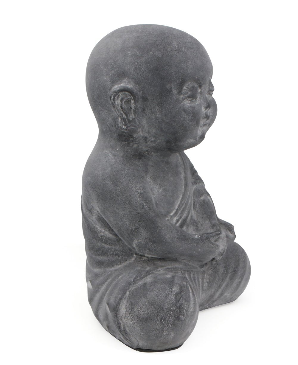 Peaceful Shaolin Monk Garden Statue, 16 Inches – Buddha Groove