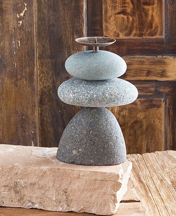 Zen Cairn Candleholders, Multiple Sizes – Buddha Groove