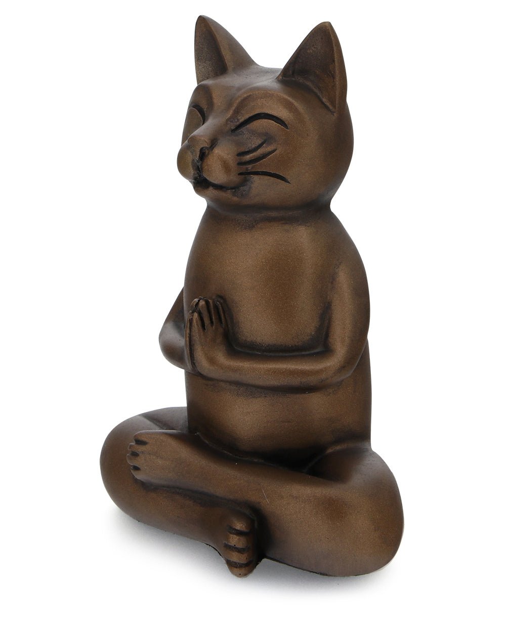 Zen Meditating Namaste Cat Statues – Buddha Groove